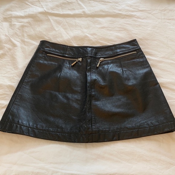 Maxima | Skirts | Vintage Ms Maxima Leather Mini Skirt | Poshmark